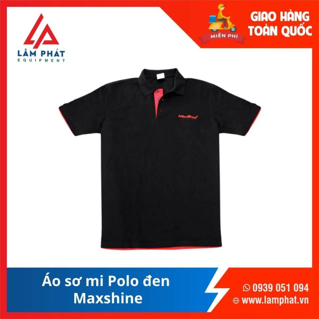 Áo Sơ Mi Polo Đen Maxshine Chính Hãng Giá Tốt - Lâm Phát™